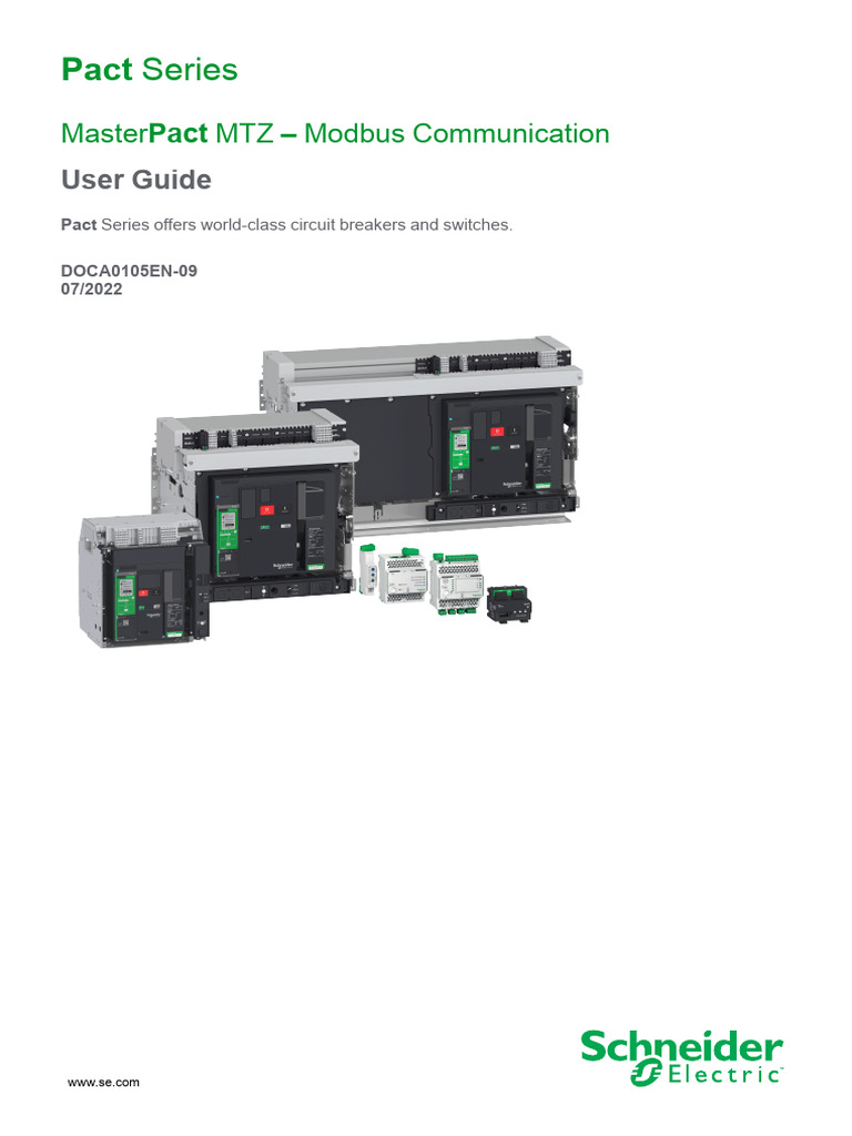 MasterPact MTZ - Modbus Communication | PDF
