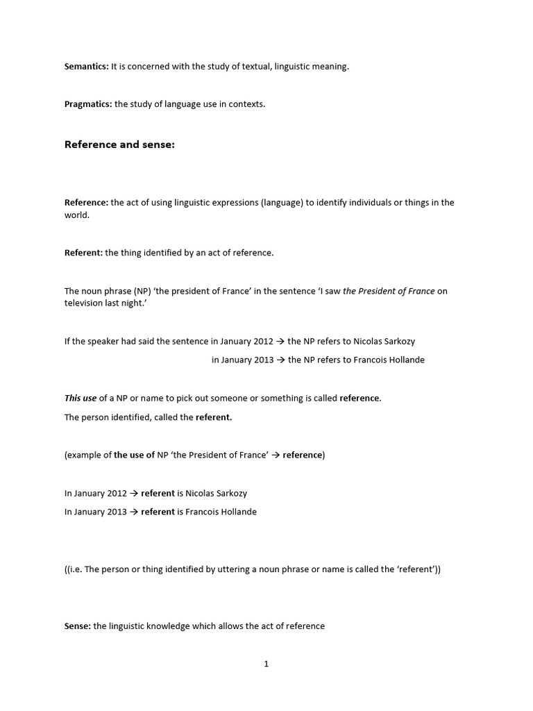 Lecture 10 Semantics and Pragmatics Ver 2 | PDF | Semantics | Syntax