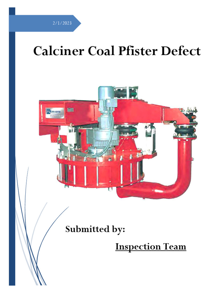 Calciner Coal Pfister | PDF | Welding | Construction