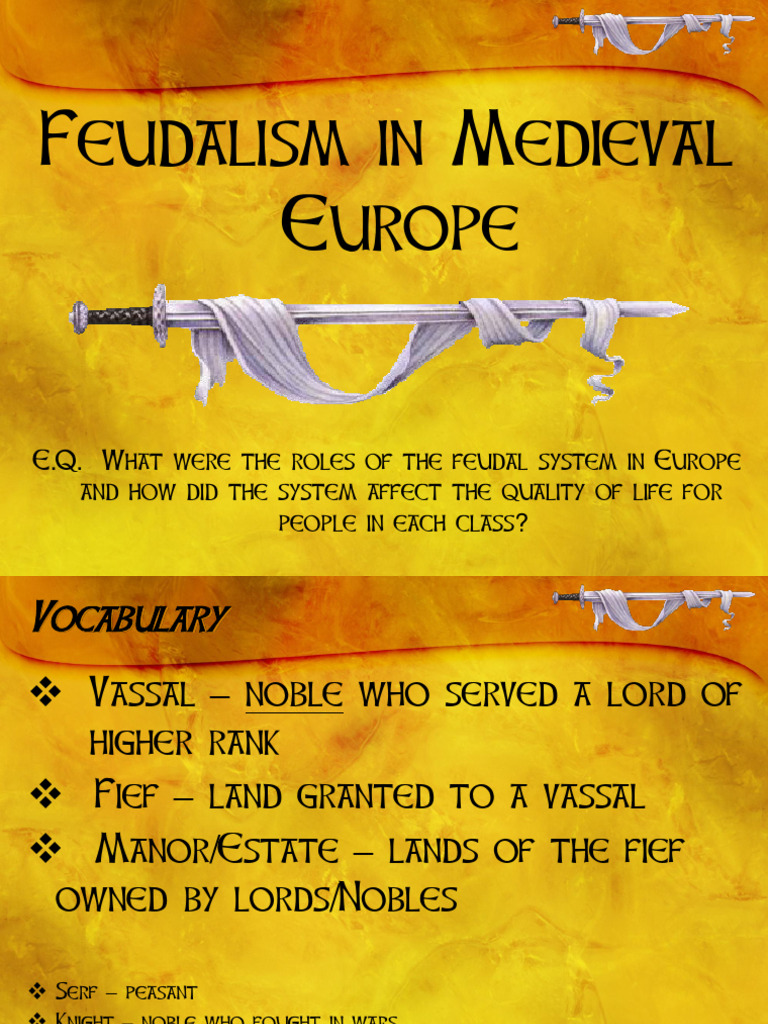Feudalism in Medieval Europe | PDF | Feudalism | Nobility