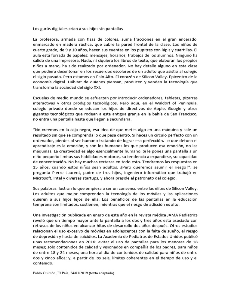 Ejercicio práctica resumen | PDF