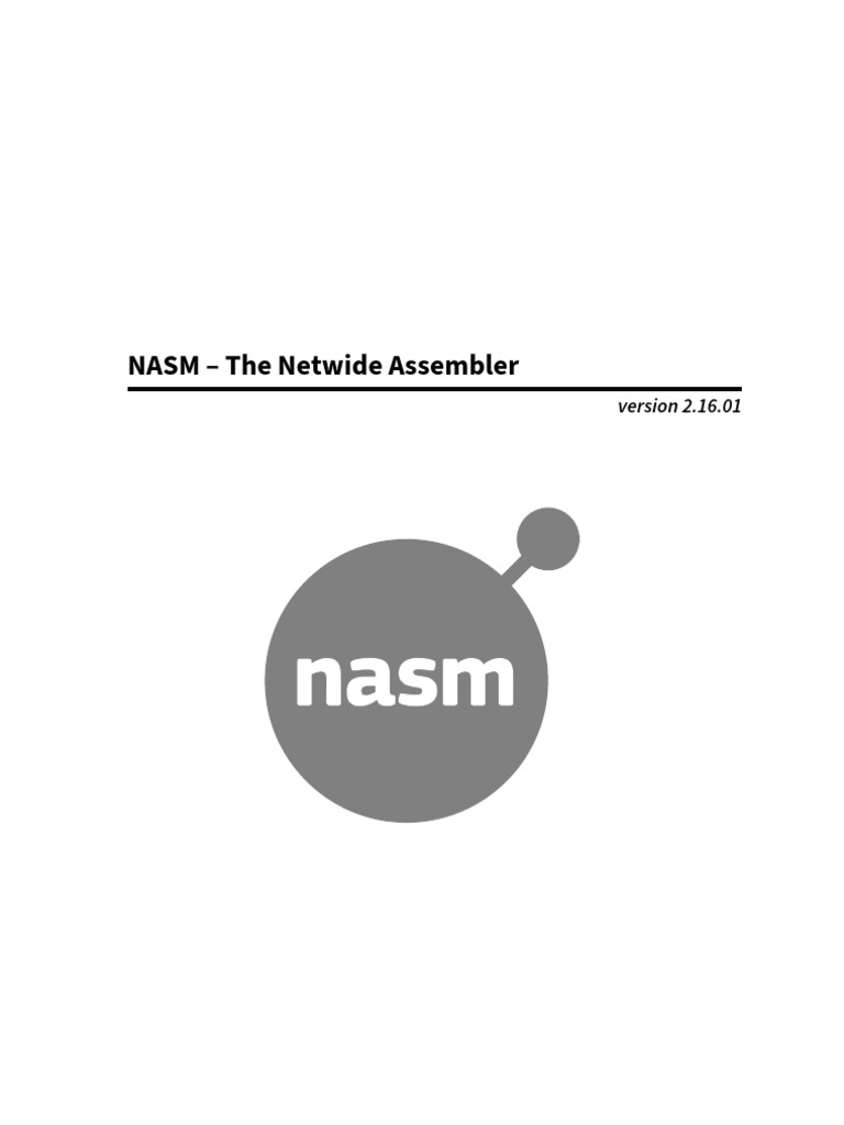 NASM Assembler Guide and Commands | PDF | Computing | Computer Architecture