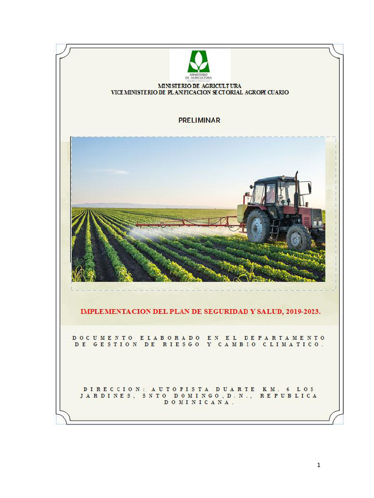 Manual de Implementacion de Seguridad y Salud 2019 2023 | PDF