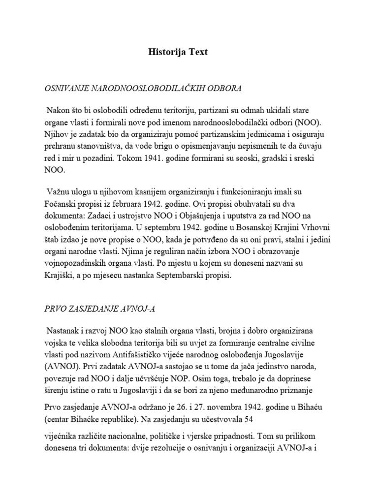 Historija Text | PDF
