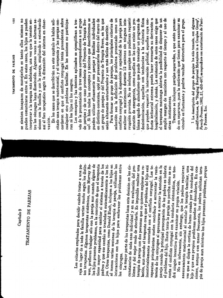 Papp, P. (1988) - Cap. 9. El Proceso de Cambio | PDF