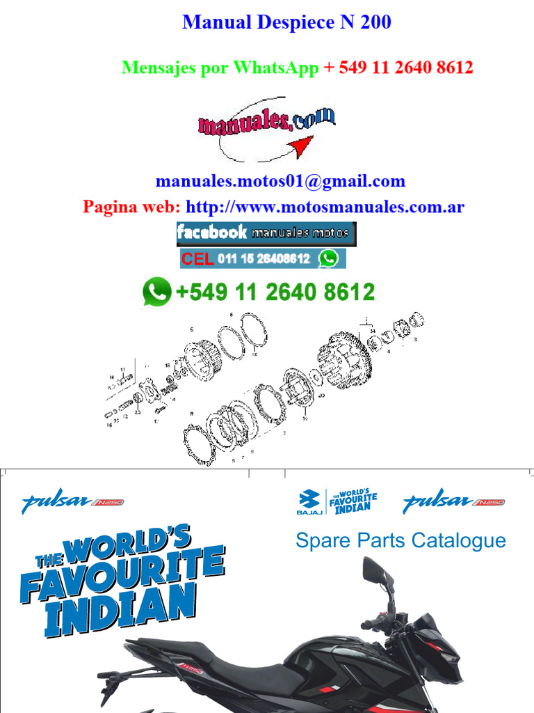 Despiece_Pulsar-N-250 | PDF | Anti Lock Braking System | Brake