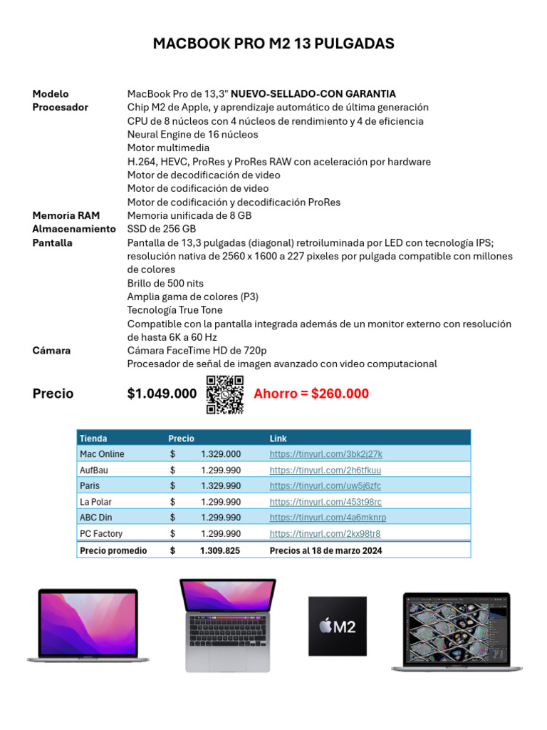 Macbook Pro M2 | PDF
