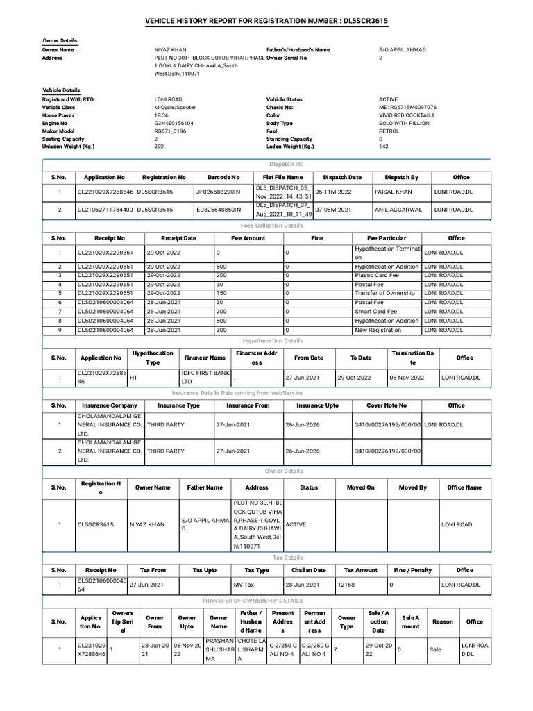 Vahan - Parivahan.gov - in Vahanservice Vahan Ui Eapplication ...