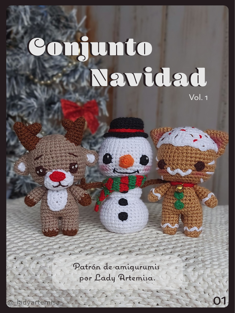 Navidad Vol. 1 Patrones Amigurumi | PDF