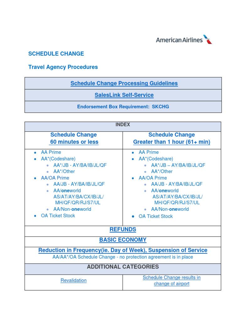 Schedule Change | PDF | Business