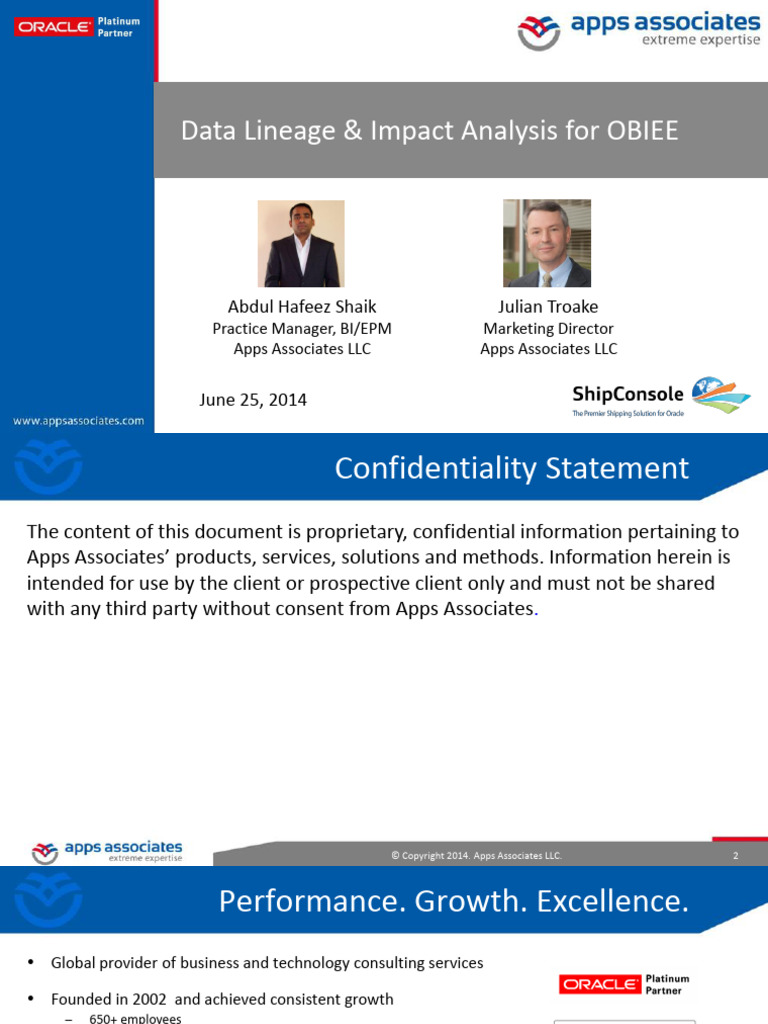 Data-Lineage-&-Impact-Analysis-for-OBIEE-June25th2014 | PDF ... Data-Lineage-&-Impact-Analysis-for-OBIEE-June25th2014 | PDF ...