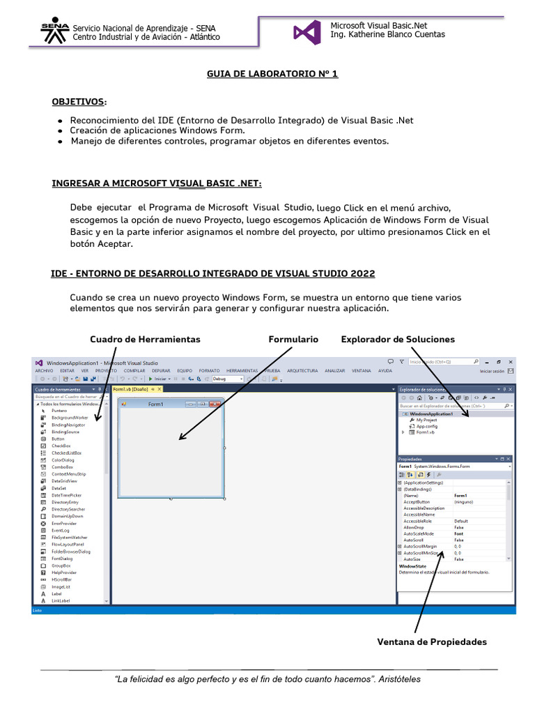 LaboratorioN1 | PDF | .NET Framework | Entorno de desarrollo integrado