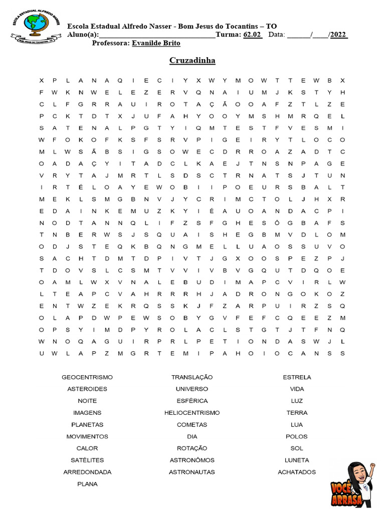 Cruzadinha Escolar 62.02 TO | PDF | Carreira e Crescimento