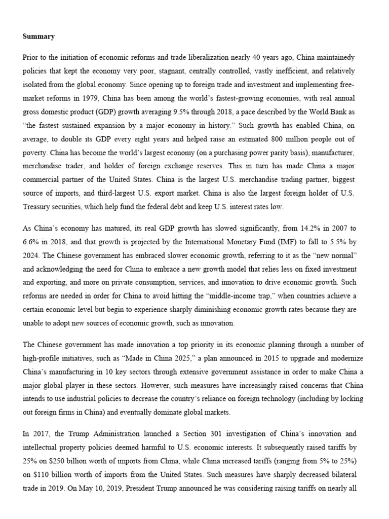 THE GREAT CHINESE ECONOMY (AutoRecovered) | PDF | Chinese Economic ...