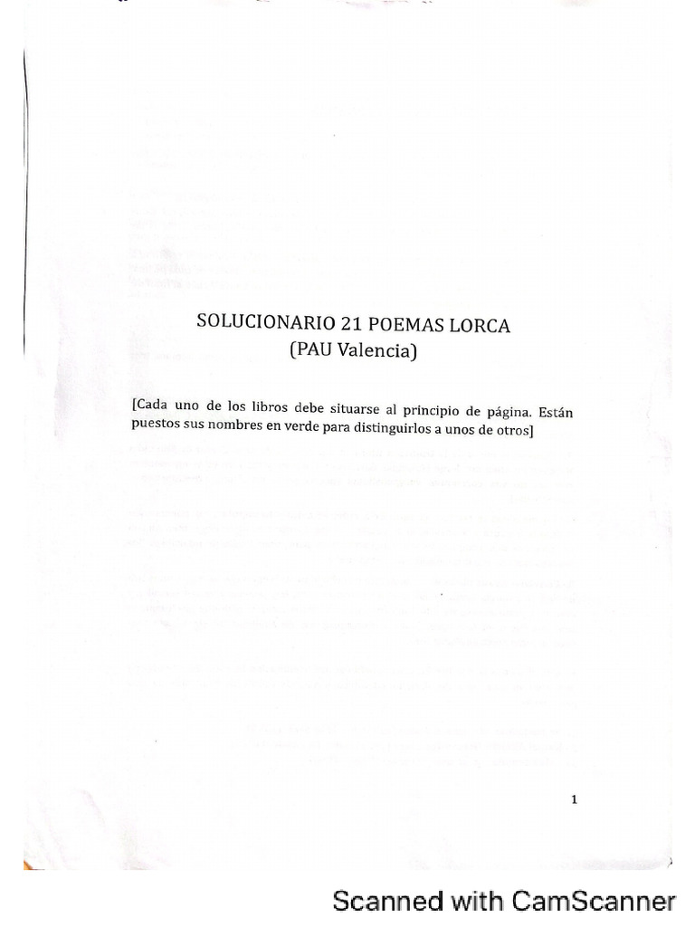 23 Poemas Lorca | PDF