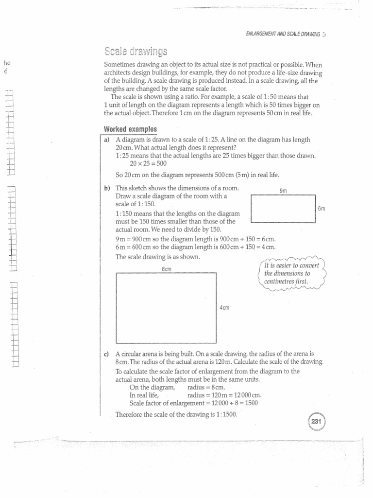 Scale Drawings | PDF | Length | Geometry