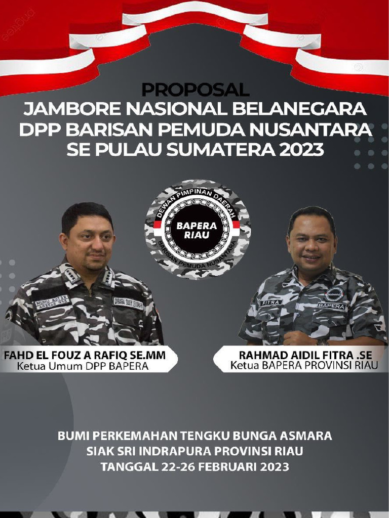 Jambore Nasional Belanegara BAPERA 2023 | PDF