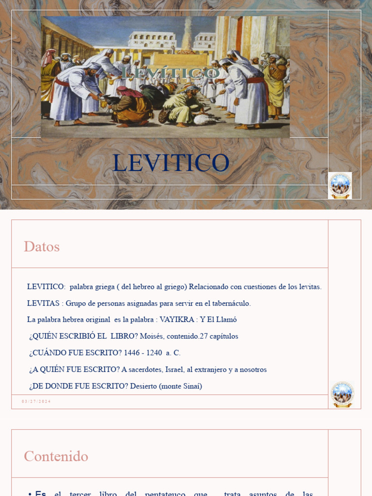 LEVITICO | PDF | Libro de levítico | Creencia religiosa y doctrina