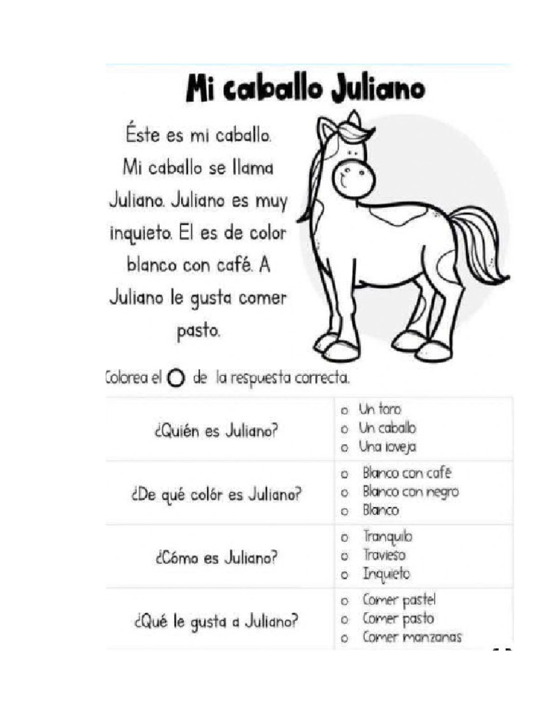 Lecturas Comprensivas 4to Pdf