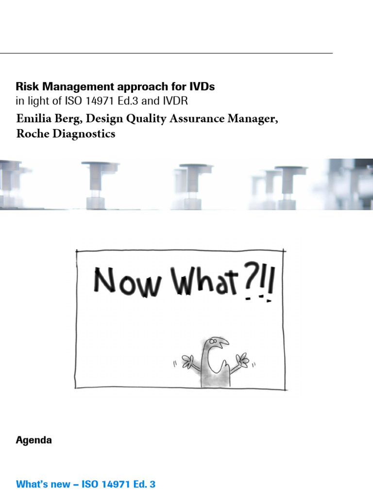 IVD Risk Management: ISO 14971 & IVDR Insights | PDF | Risk Management ...