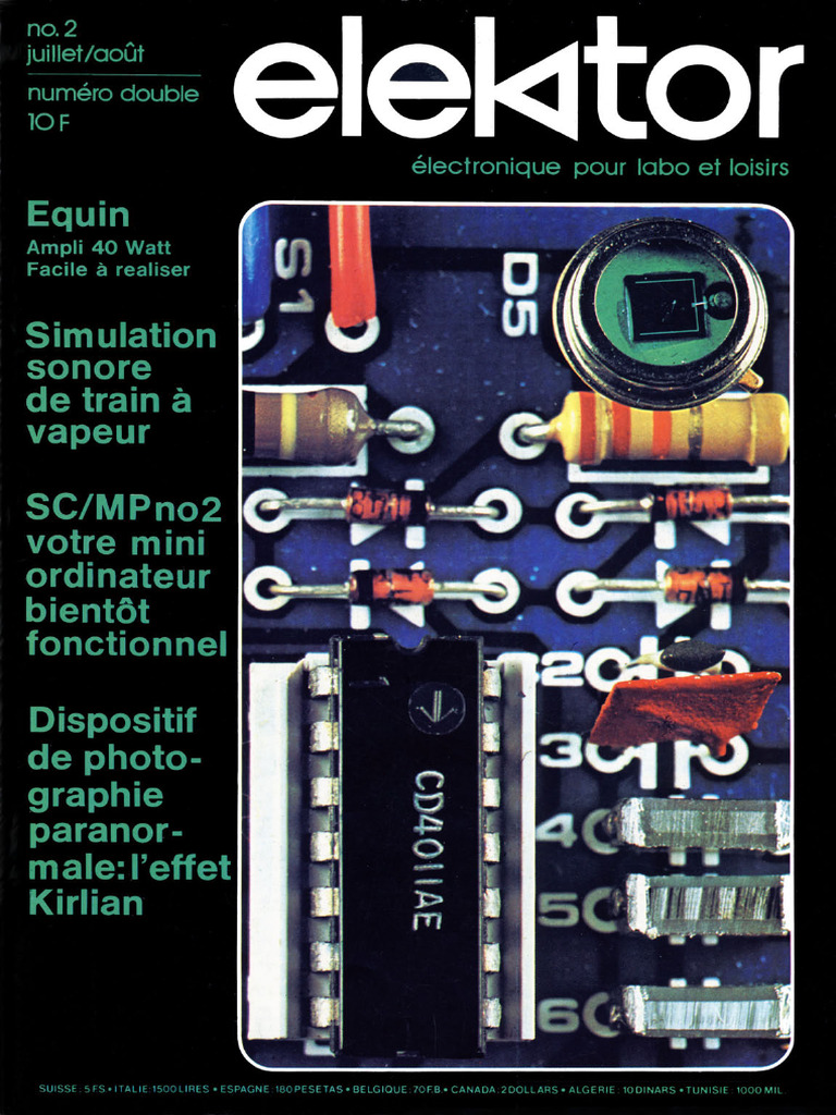 Elektor N° 002 Juillet-Août 1978 | PDF