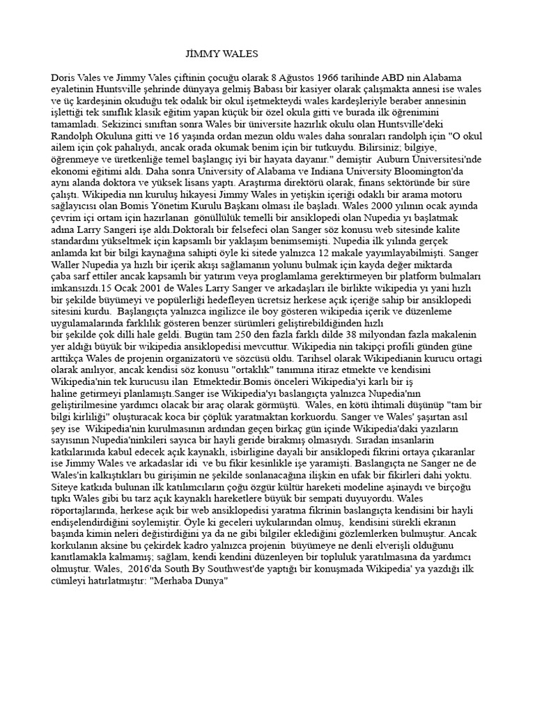 Jimmy Wales | PDF