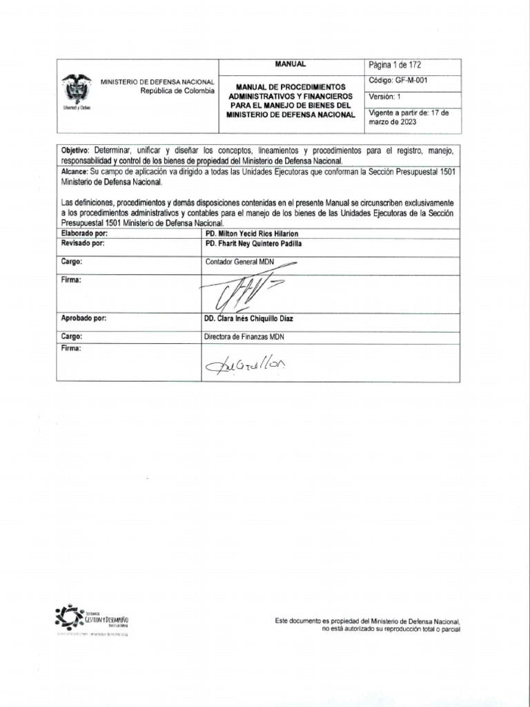 Manual de Procedimientos Administrativos y Financieros para El Manejo ... Manual de Procedimientos Administrativos y Financieros para El Manejo ...
