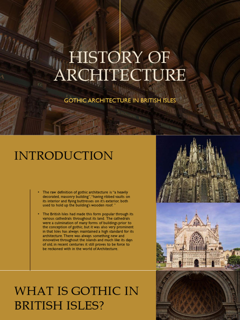 Gothic Architecture in the British Isles | PDF | Art