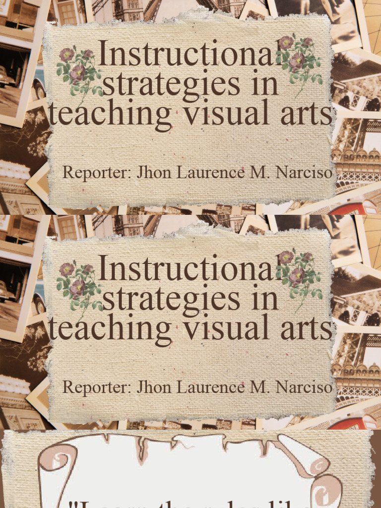Effective Strategies for Teaching Visual Arts | PDF | Drawing | Liberal ...