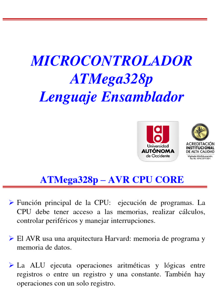 Clase 2 V2 | PDF | Lenguaje ensamblador | Unidad Central de procesamiento