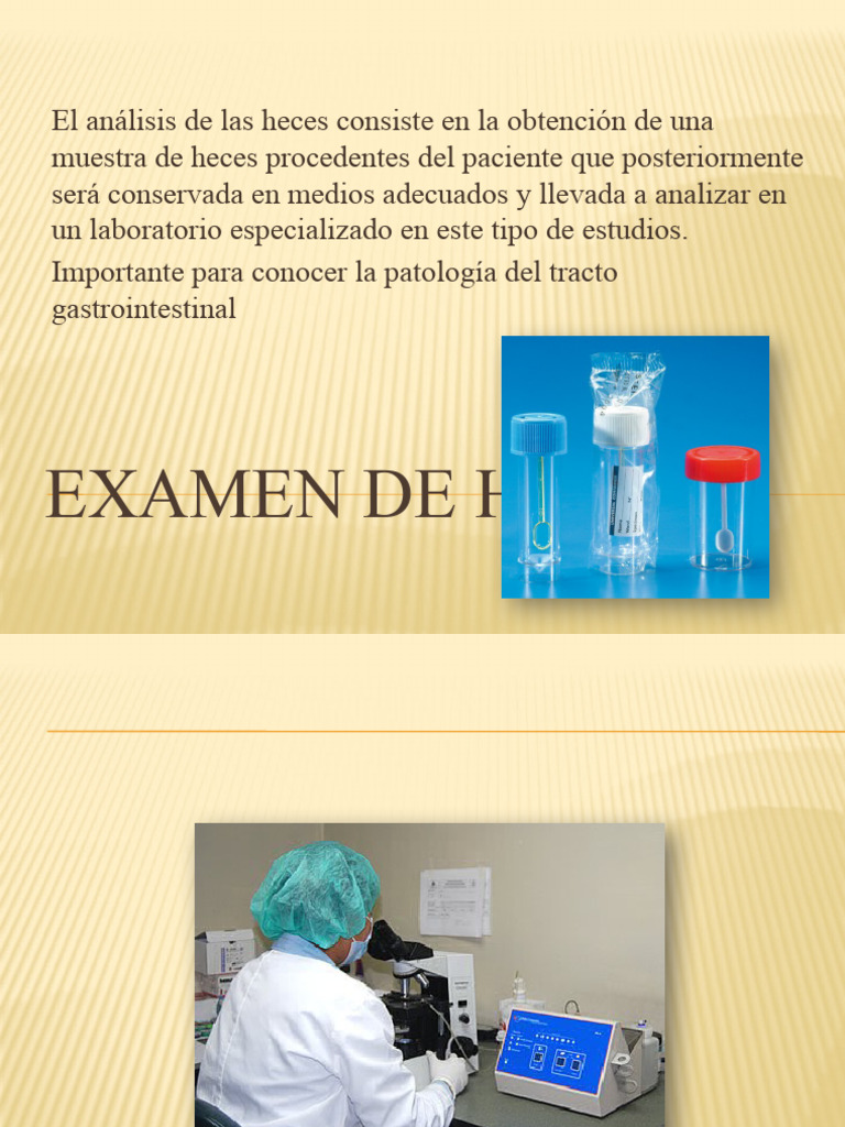 Examen de Heces | PDF | Heces | Diarrea
