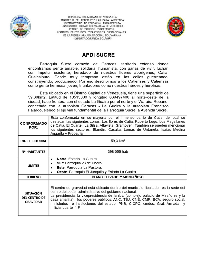 Apdi Sucre | Descargar gratis PDF | Venezuela