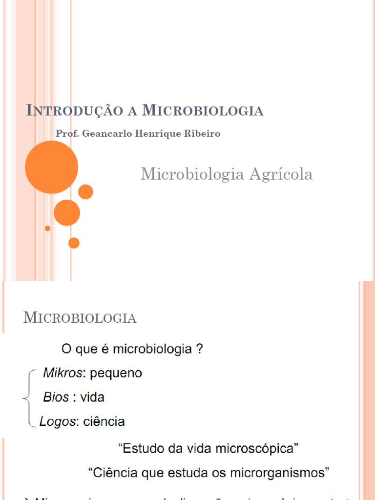 Aula 1 - Introdução A Microbiologia | PDF