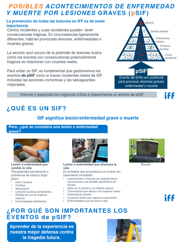 Prevención de Eventos pSIF en Seguridad | PDF | Enfermedades y ...