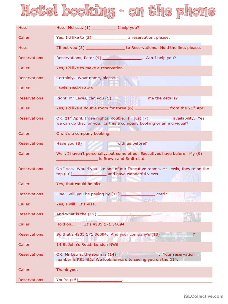 Hotel Booking | PDF