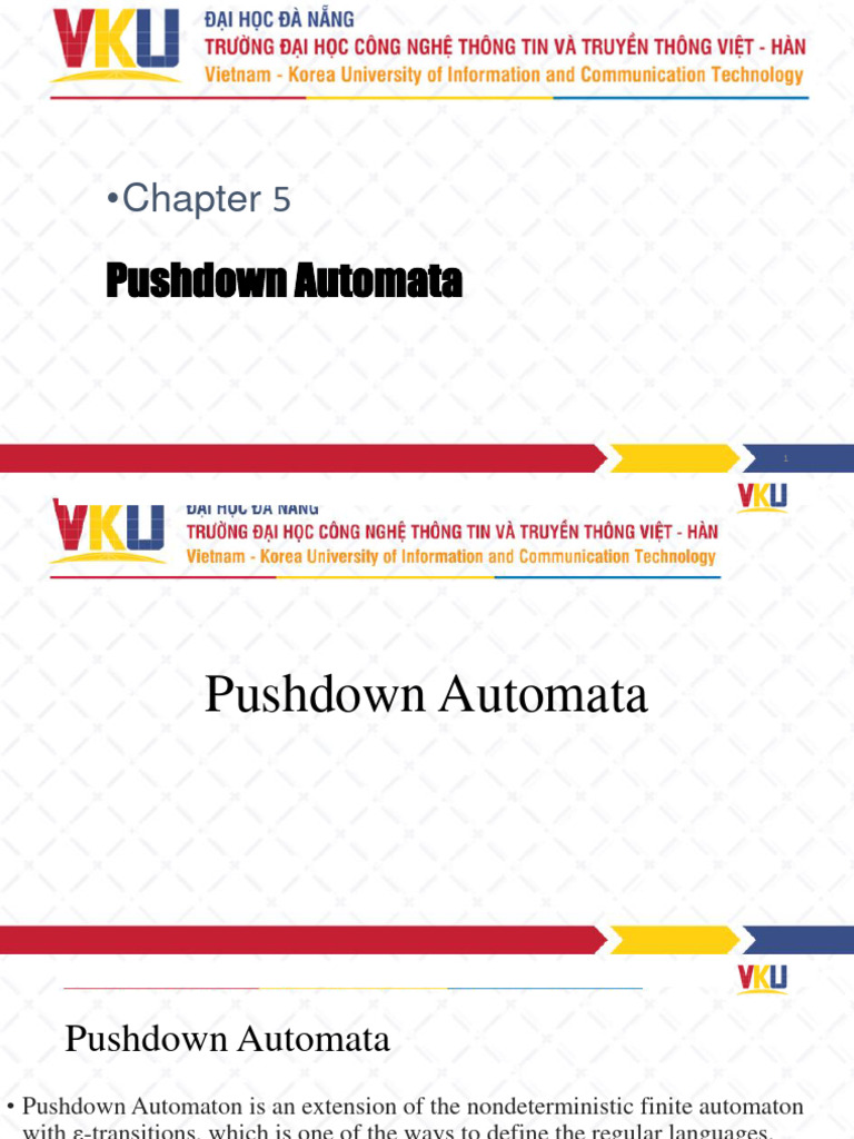 Chapter 5 - Pushdown Automata | PDF | Syntax (Logic) | Theory Of Computation