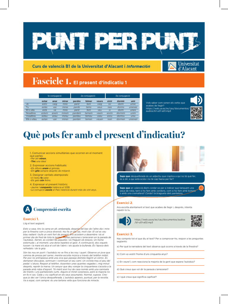 B1 - Unitat 1 - Dictat Text Inicial | PDF