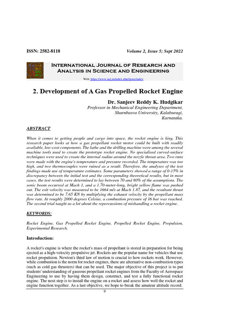 1 Füze | PDF | Rocket Engine | Liquid Propellant Rocket