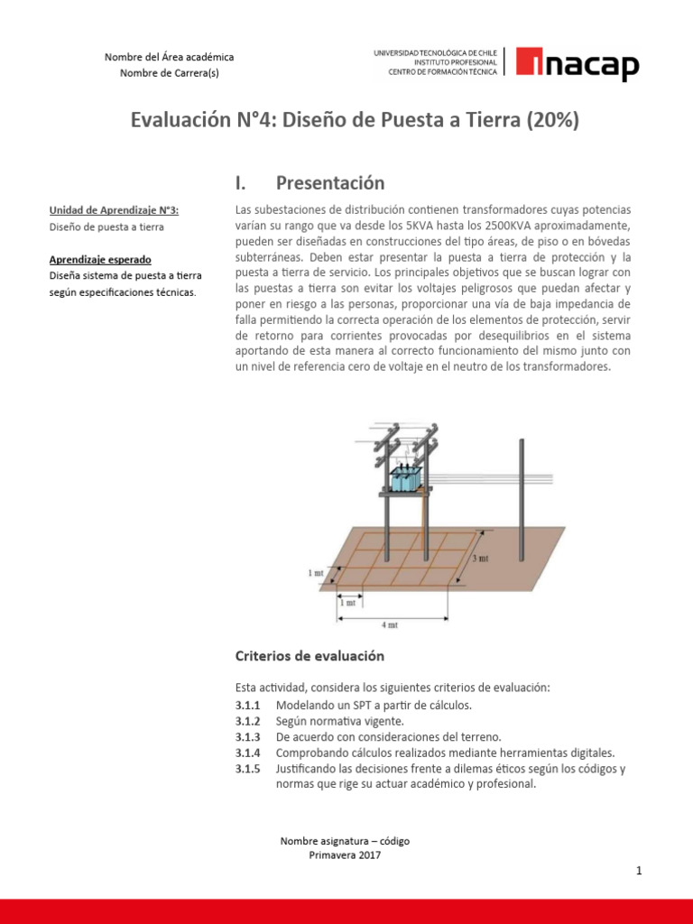 Desarrollo Prueba SPT | PDF | Corriente eléctrica | Transformador