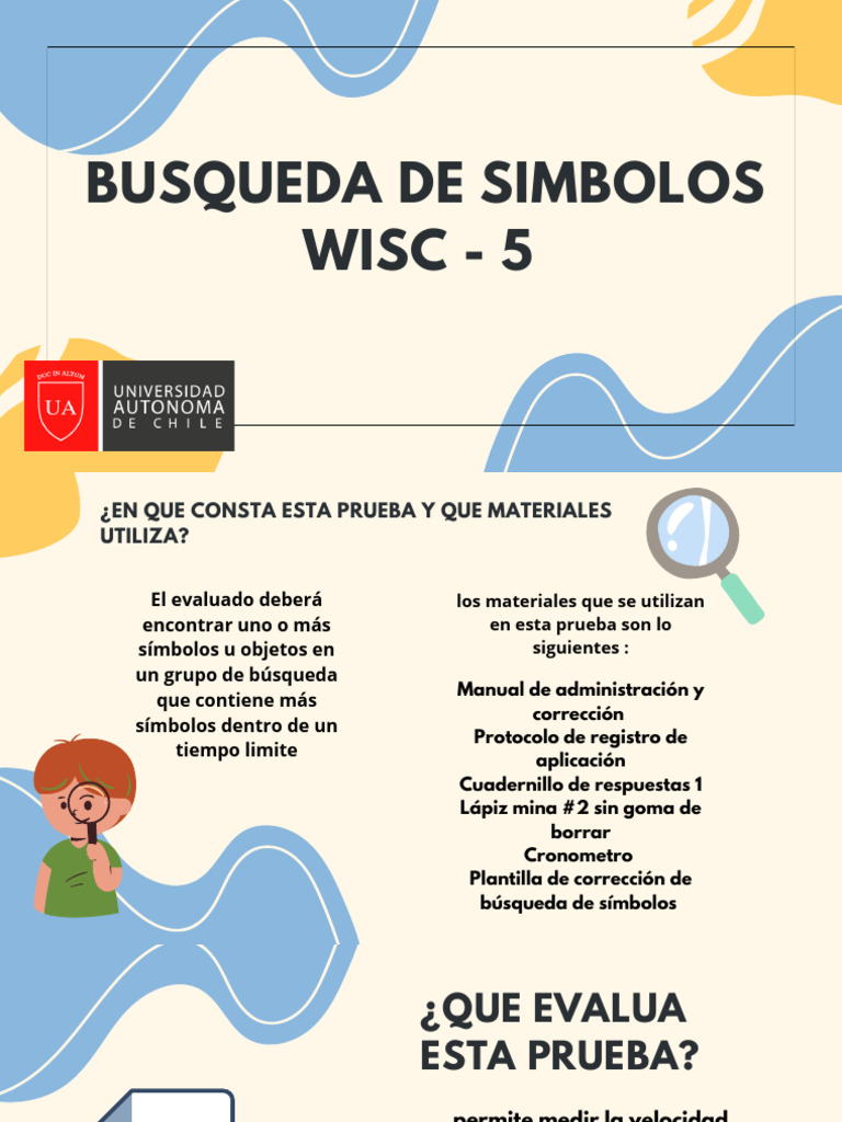 Protocolo Búsqueda de Símbolos WISC-V | PDF