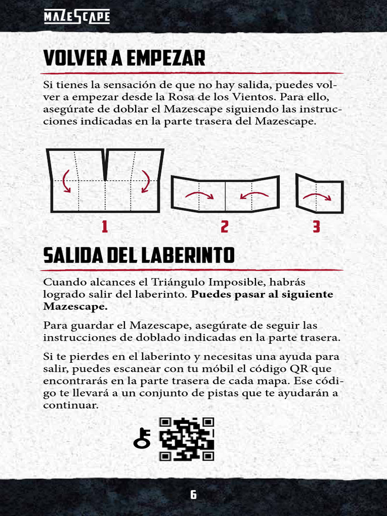 Guía de Mazescape: Instrucciones y Desafíos | PDF