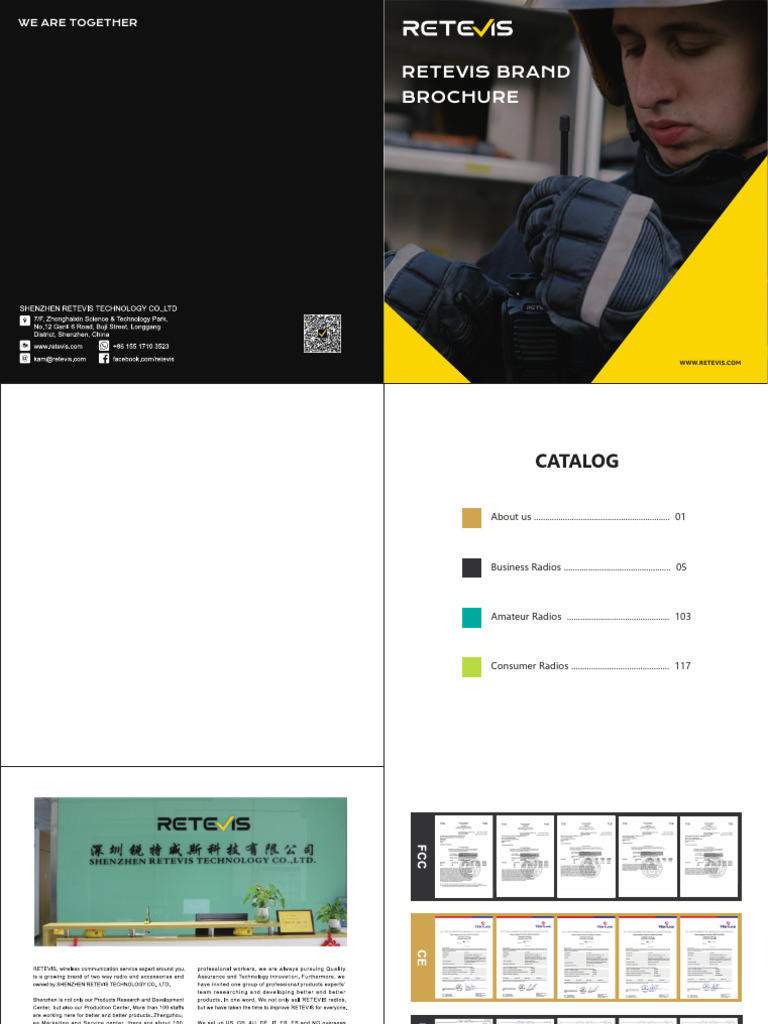 Retevis Brand Radio Product Brochure | PDF | Information And ...