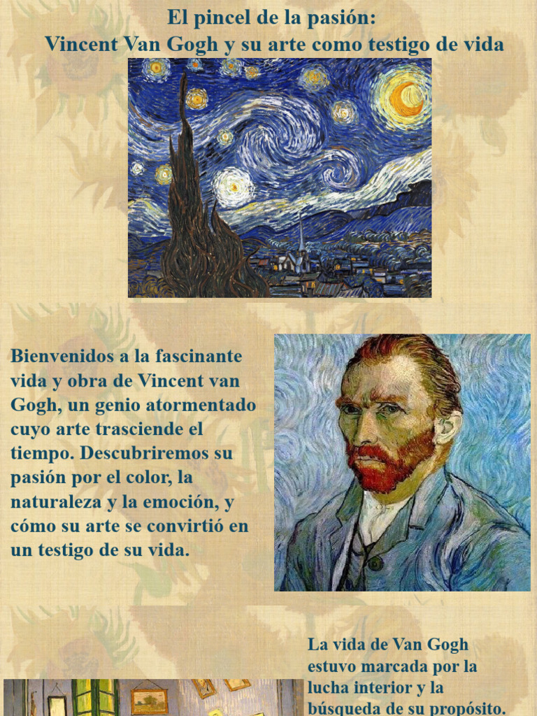 10-Van Gogh - Biografia y Examen | PDF | Color | Vincent Van Gogh