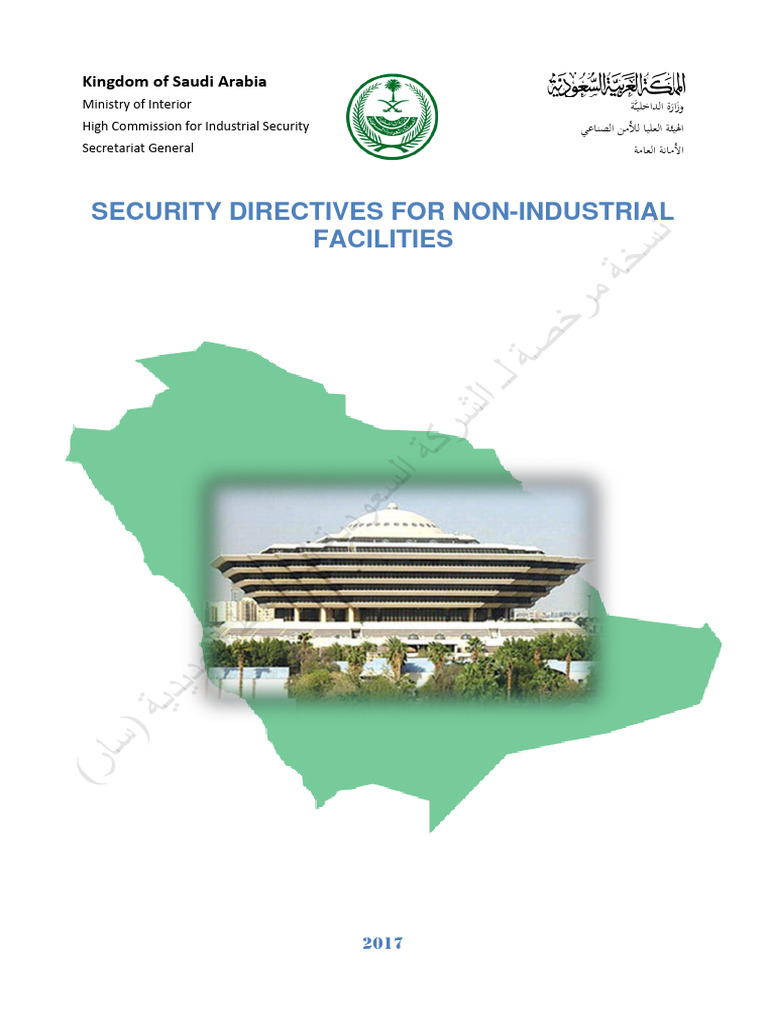 Security Directives for Non-Industrial Facilities | PDF | Air Conditioning