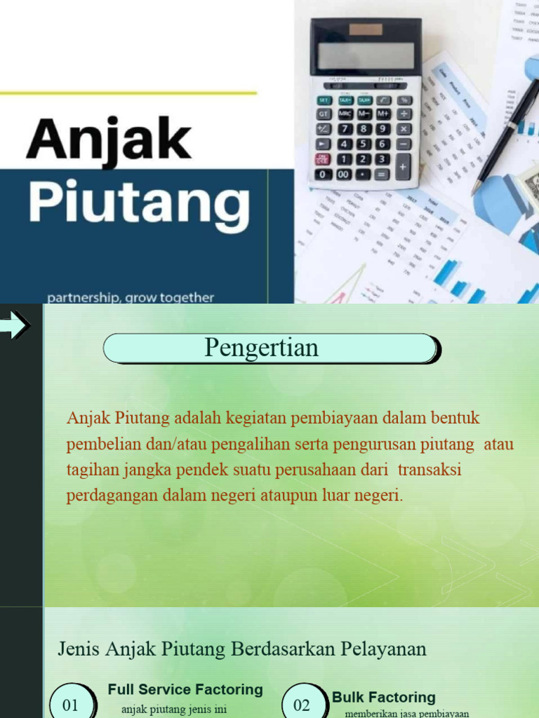 PPT Anjak Piutang | PDF