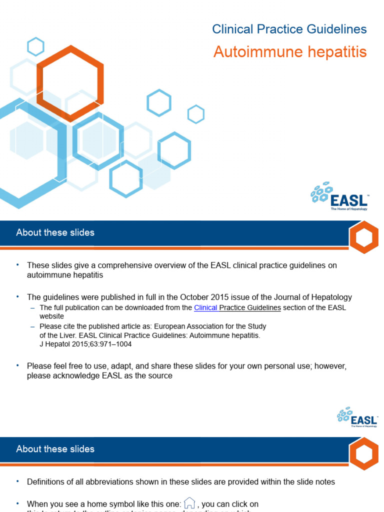 EASL 2015 Guidelines on Autoimmune Hepatitis | PDF | Hepatitis | Cirrhosis