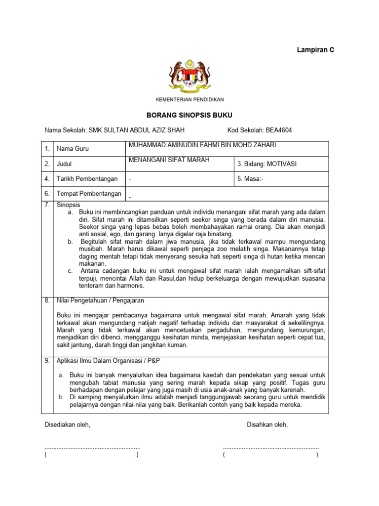 Sinopsis Buku 1 | PDF | Karier & Perkembangan | Kesehatan Holistik