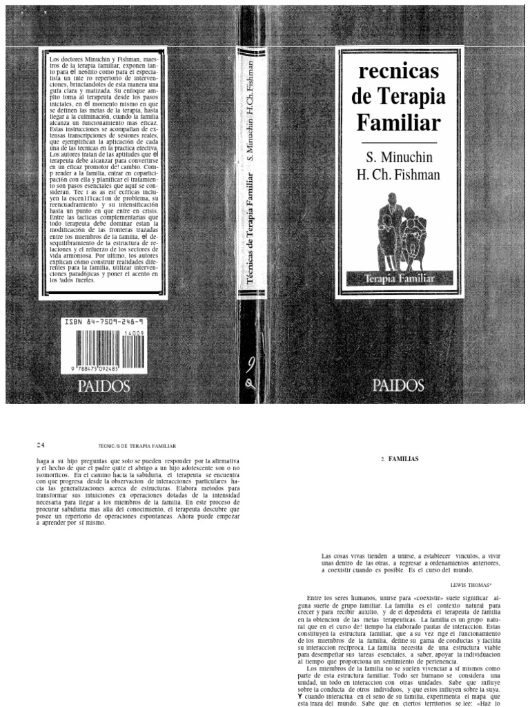 Tecnicas de Terapia Familiar, Minuchin | PDF