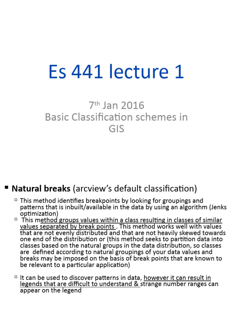 Classification Methods | PDF | Standard Deviation | Mean Classification Methods | PDF | Standard Deviation | Mean