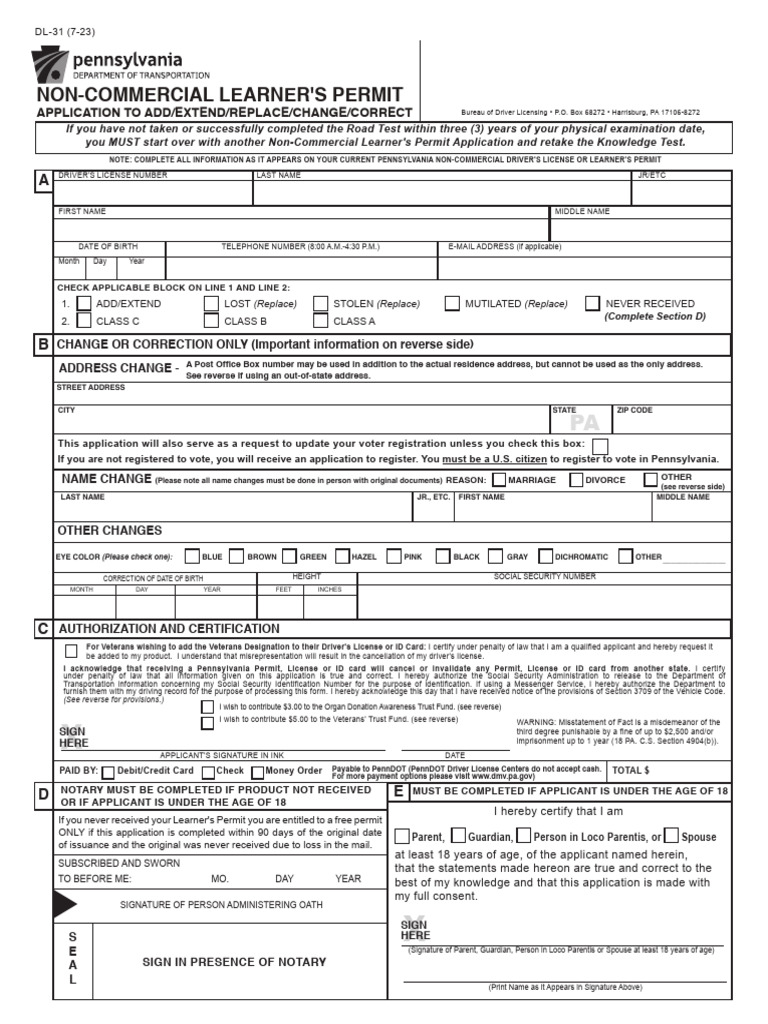 DL 31 | PDF | Identity Document | Driver's License